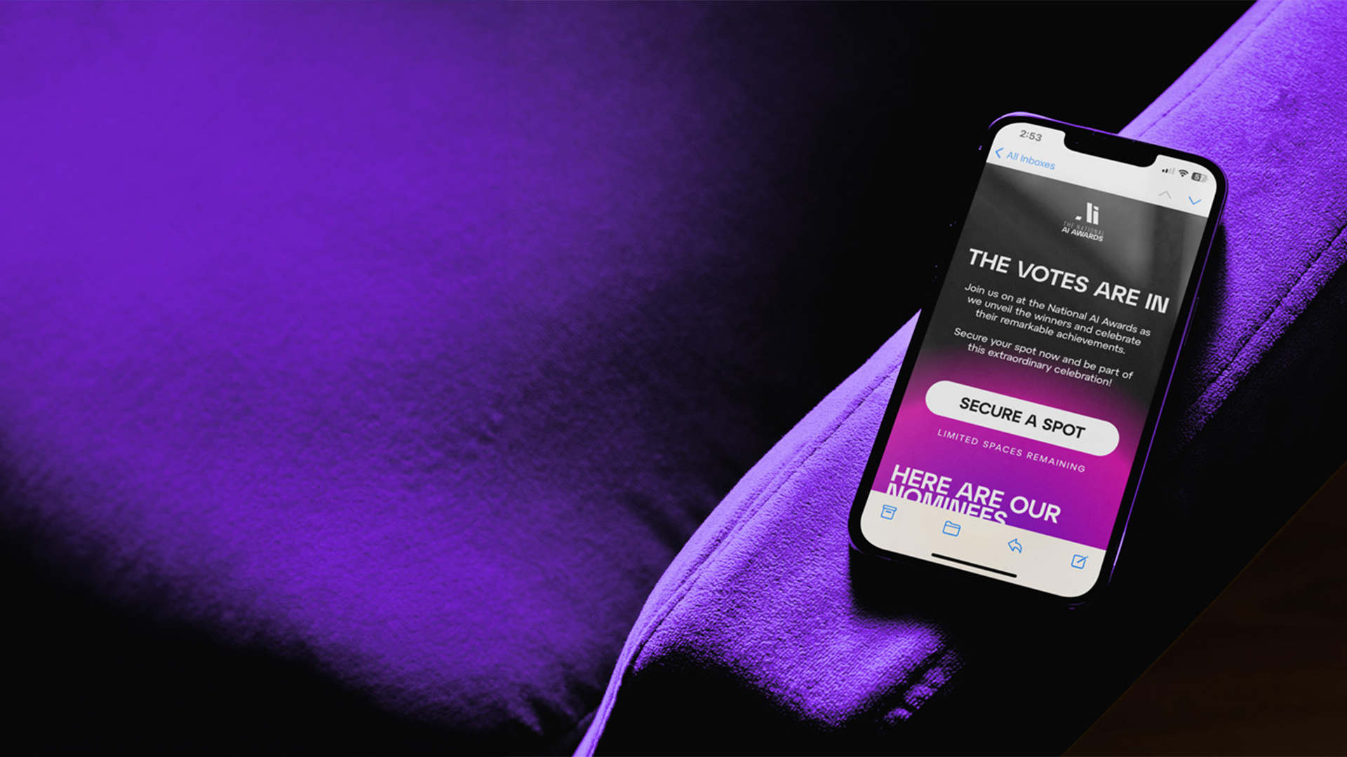 Hurree Shortlisted for the 2024 National AI Awards